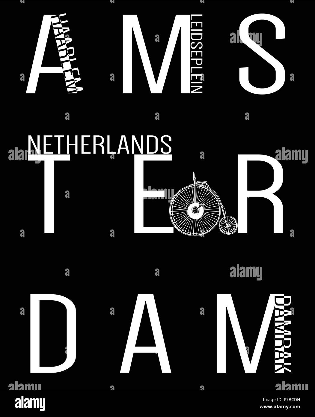 T amsterdam Stock Vector Images - Alamy