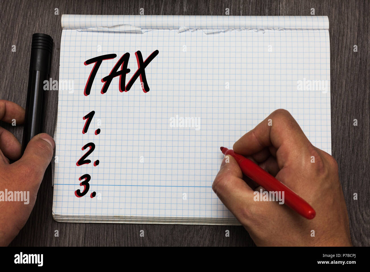 Handwriting text writing Tax. Concept meaning Compulsory payment of ...
