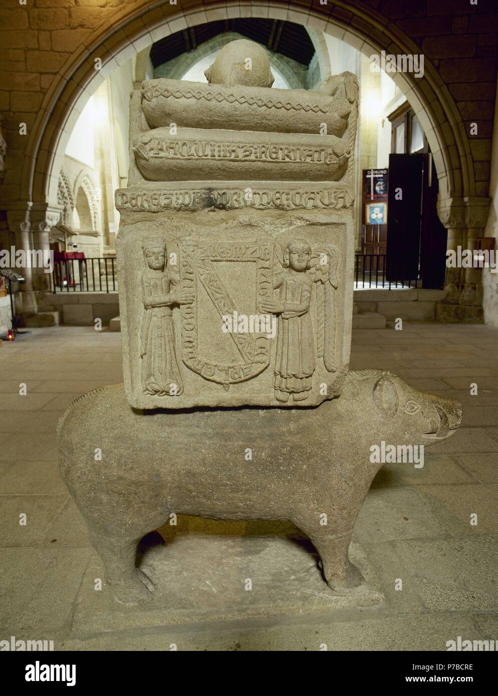 Fernan Perez de Andrade (d.1397). Spanish Knight. Tomb with reliefs ...