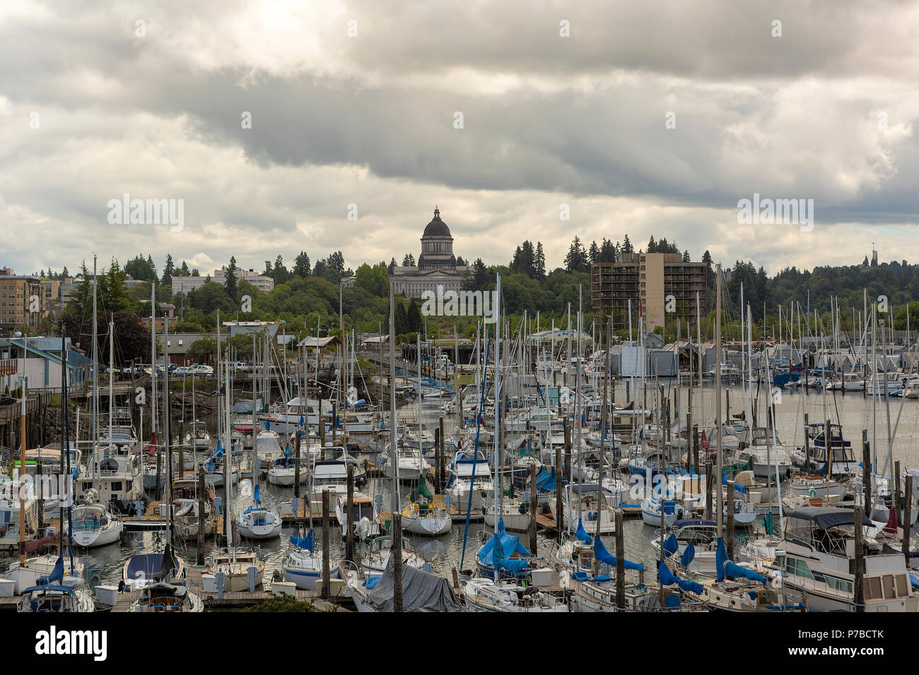 Washington state port olympia boats hi-res stock photography and images ...