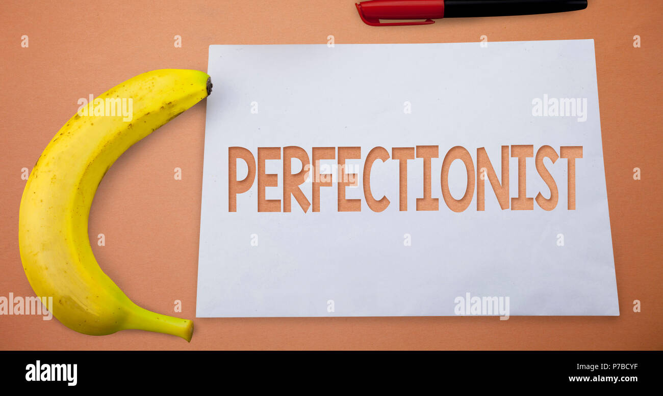 Text sign showing Perfectionist. Conceptual photo Person who wants ...