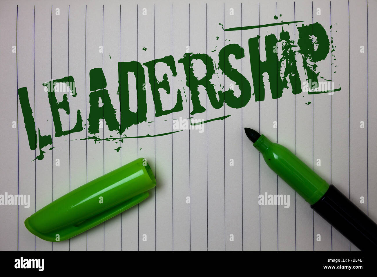 Handwriting text Leadership. Concept meaning Ability Activity involving ...