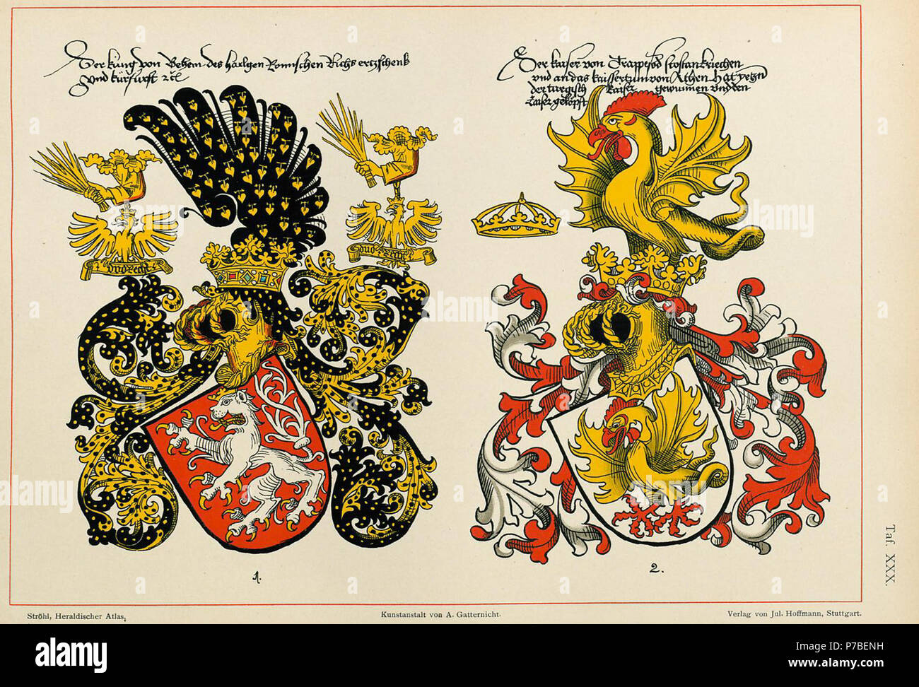 German heraldry family crests hi-res stock photography and images - Alamy