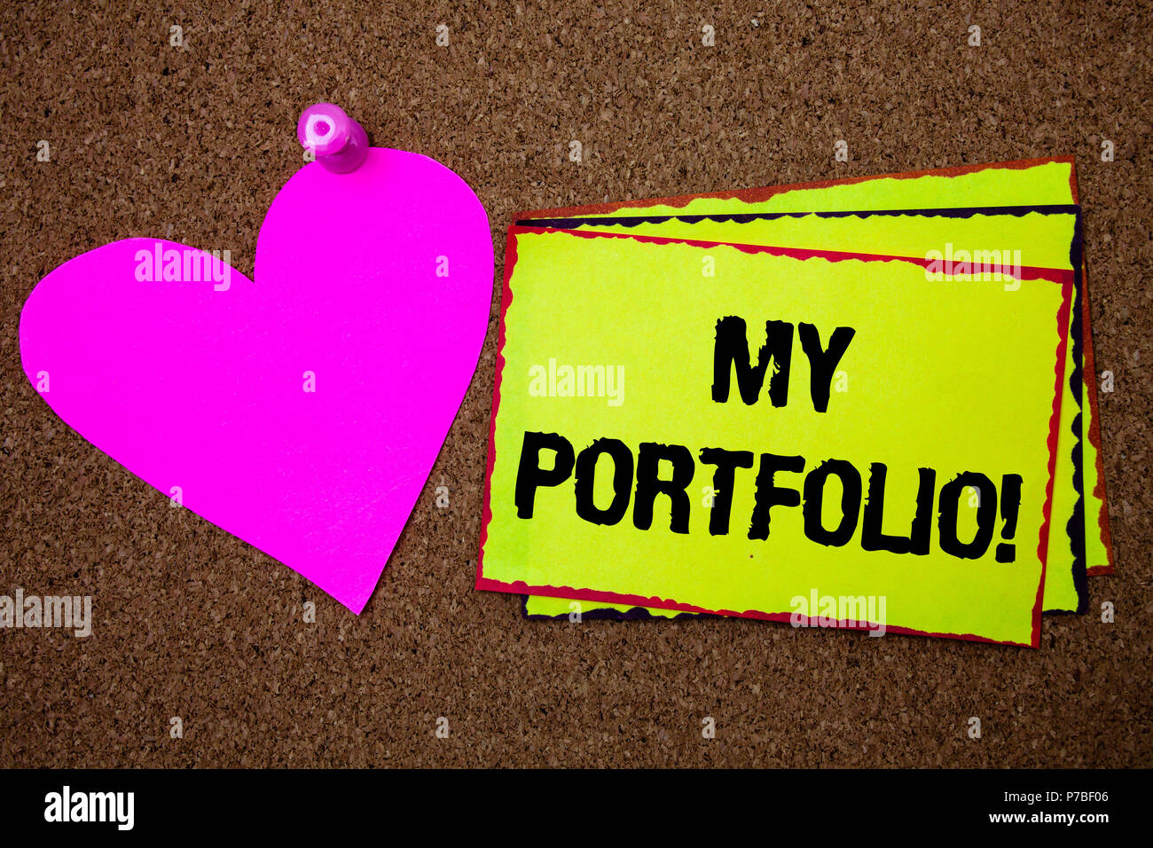 Text sign showing My Portfolio Motivational Call. Conceptual photo ...