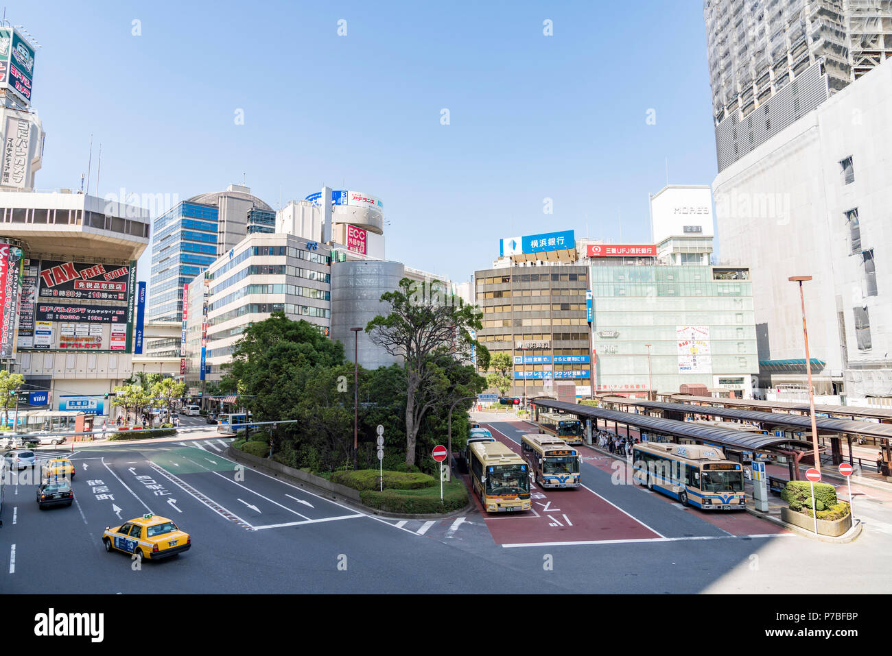 Tower of Wind by Japanese architect Toyo Ito, Yokohama Station, Nishi ...