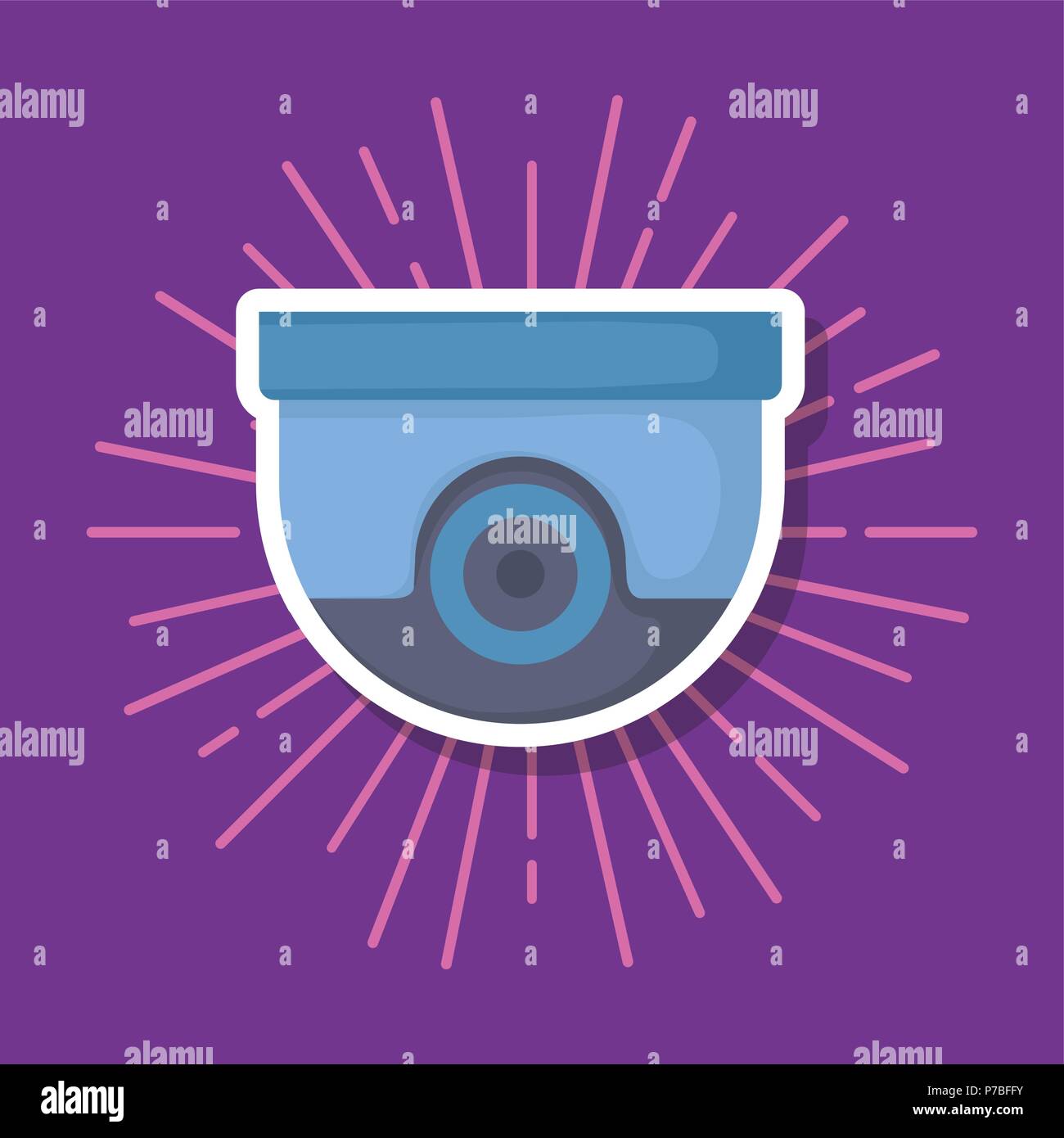 Cctv Pole Stock Vector Images - Alamy