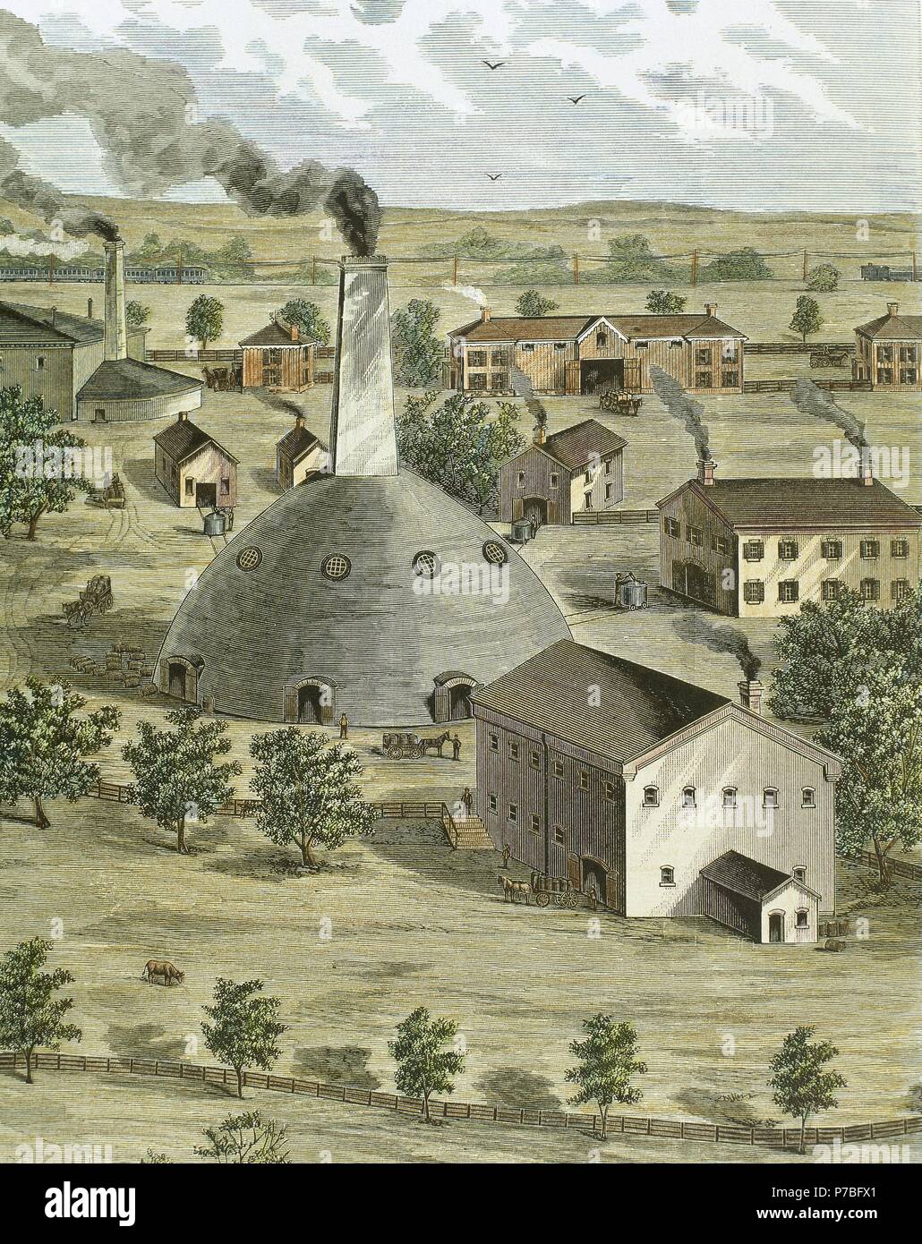 Industrial revolution factory smoke hi-res stock photography and images ...