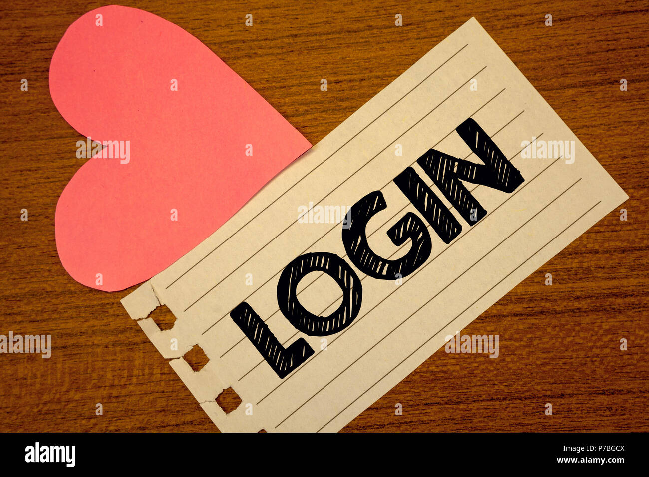 Word writing text Login. Business concept for Act of entering into a computer database or system ...
