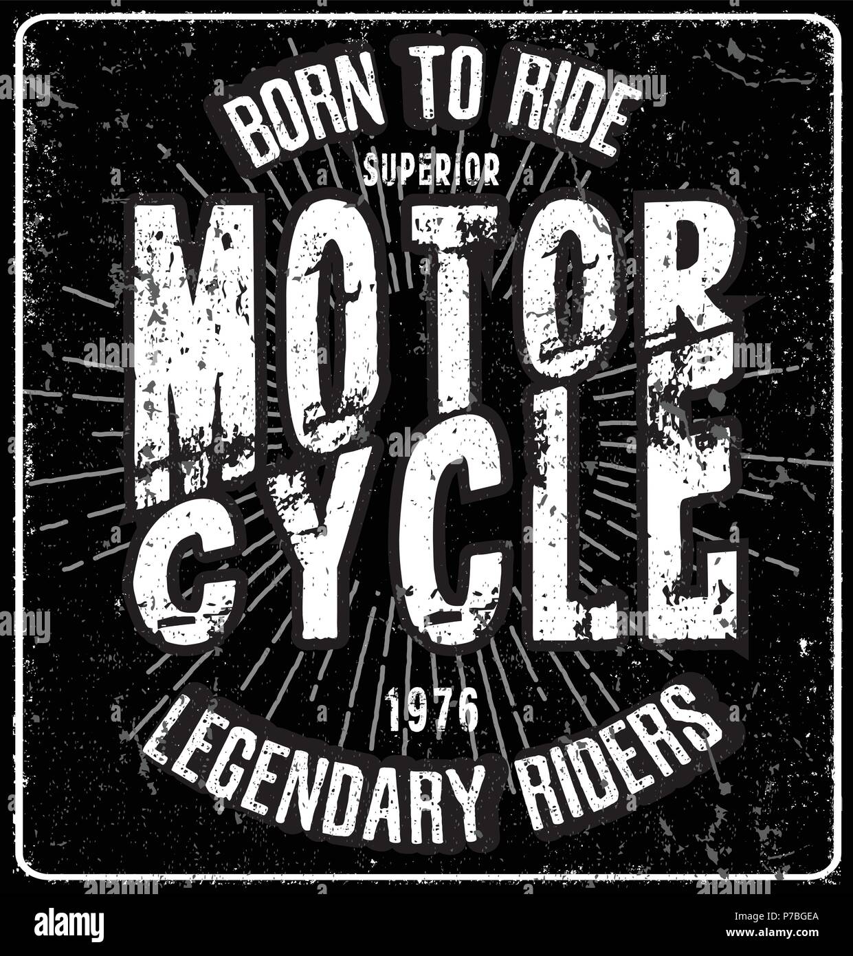 Motorcycle typography tee graphic design Stock Vector Image & Art - Alamy