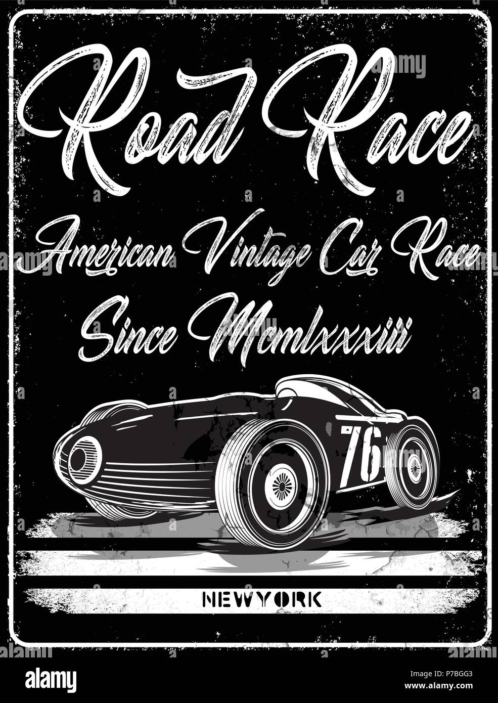 Old school race Stock Vector Images - Alamy