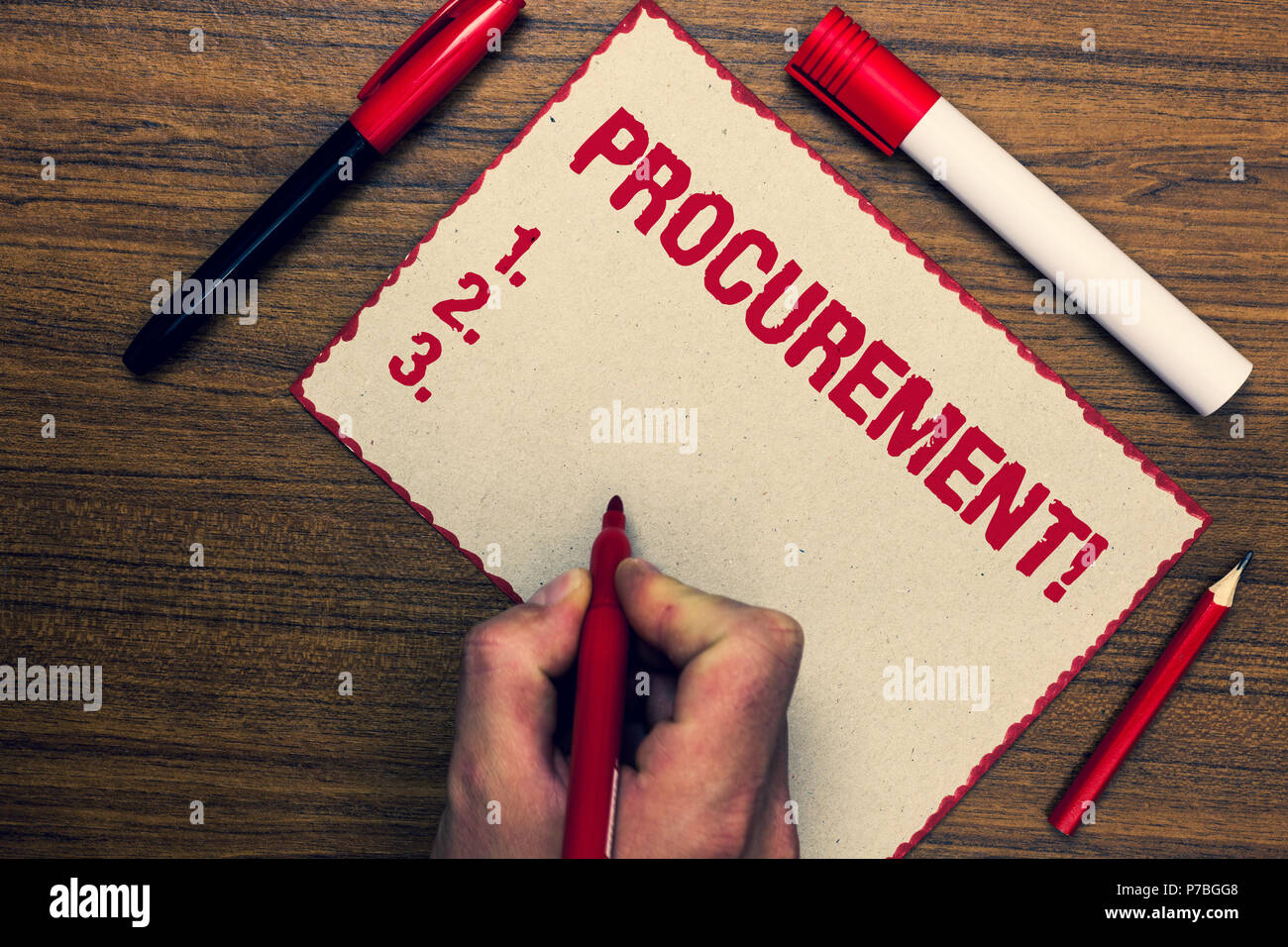 Handwriting text Procurement Motivational Call. Concept meaning ...