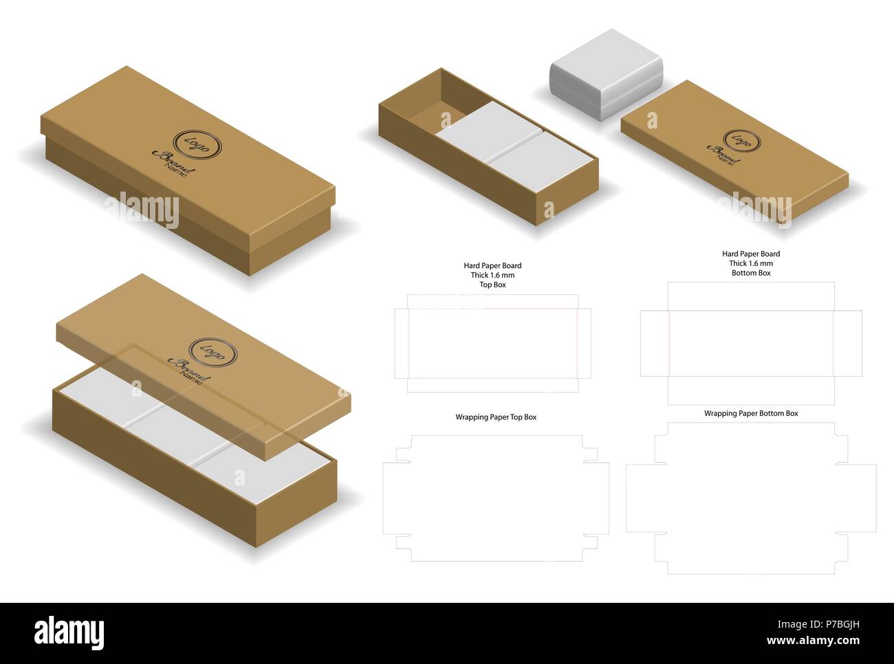 Square logo mock up Cut Out Stock Images & Pictures - Alamy