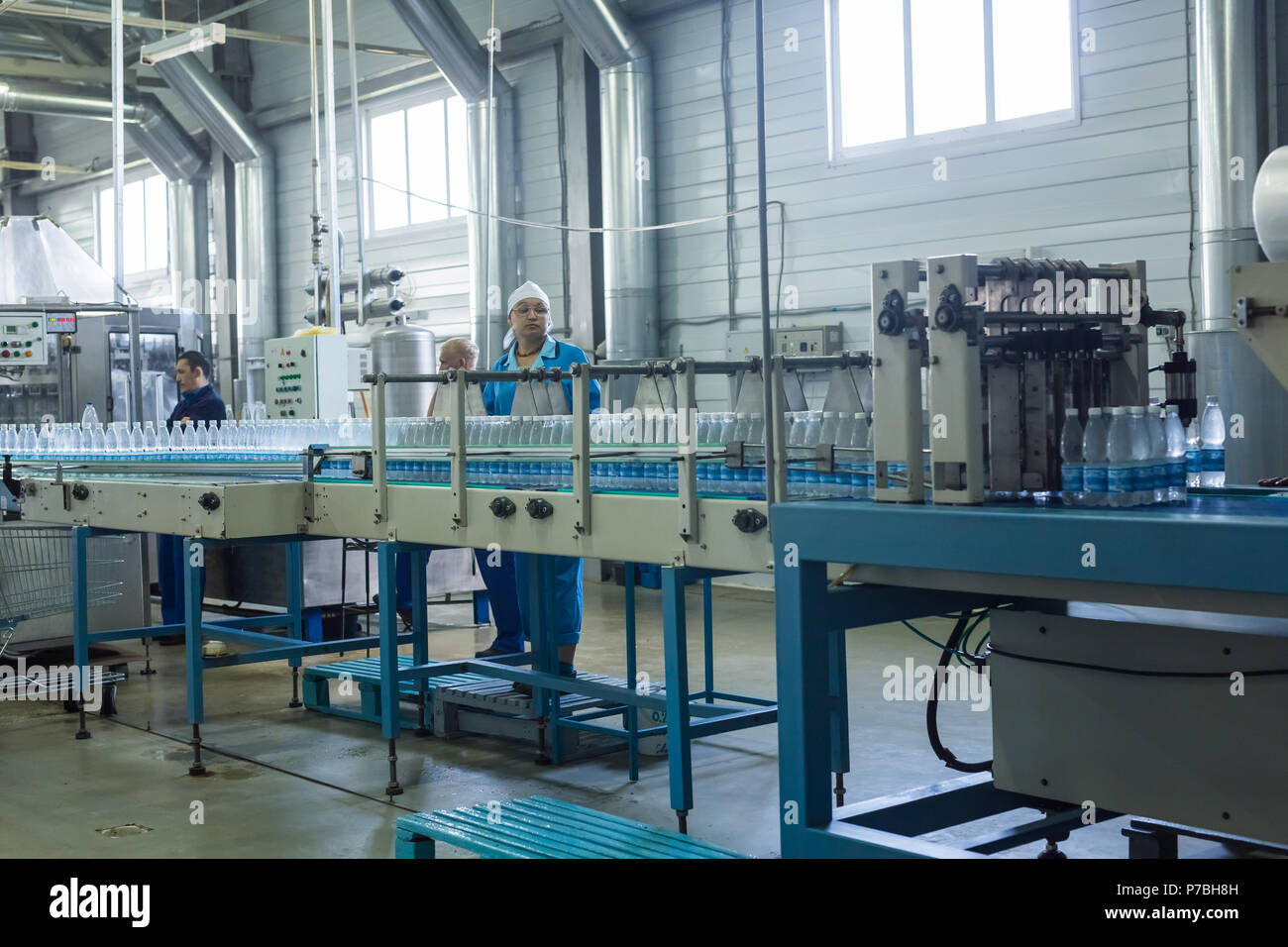 Water factory - Water bottling line for processing and bottling pure ...