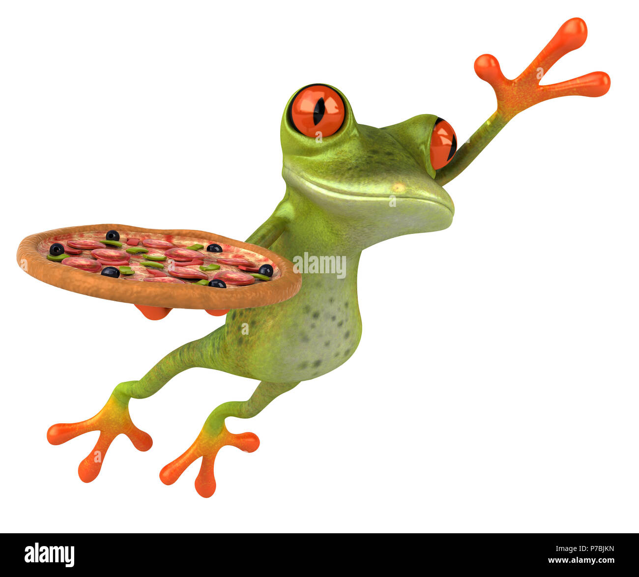 Frog pizza hi-res stock photography and images - Alamy