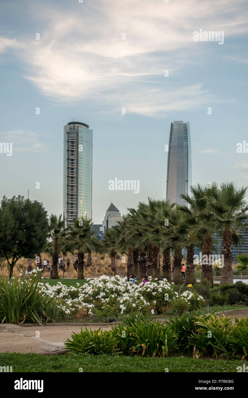 Bicentenario Park, Vitacura, Santiago Stock Photo - Alamy