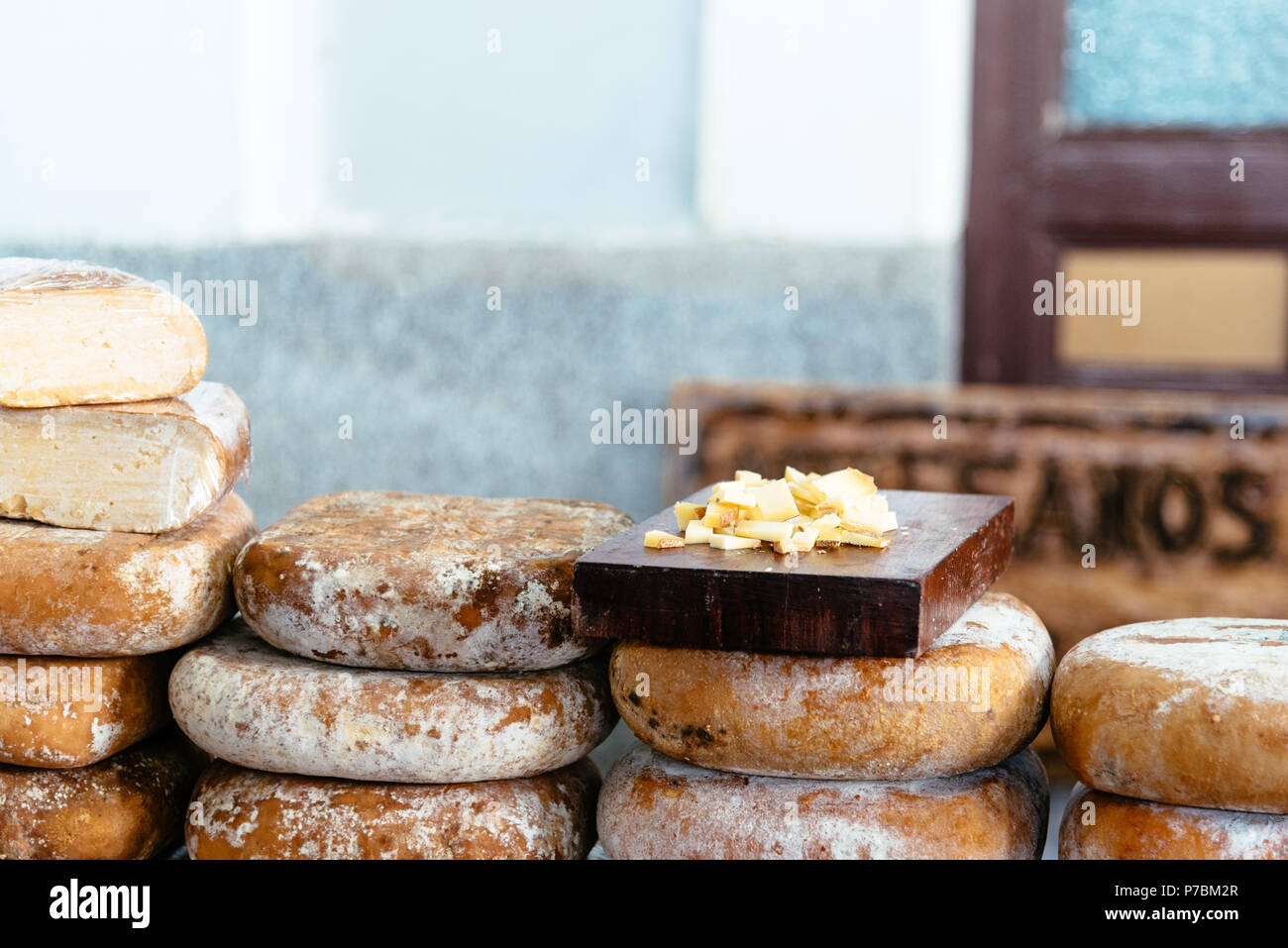 Cheese on display hi-res stock photography and images - Alamy