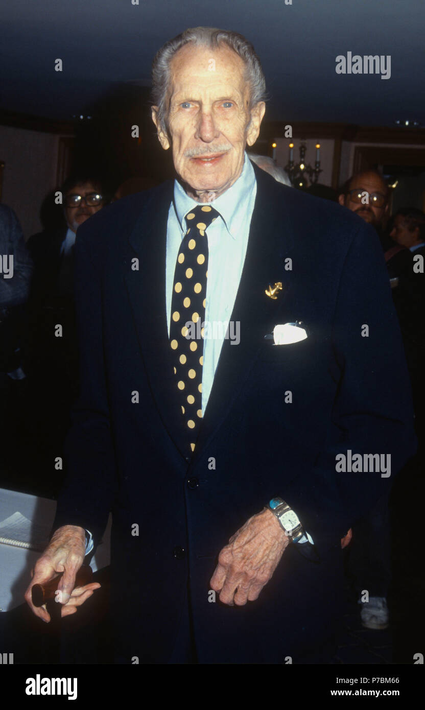 WEST HOLLYWOOD, CA - JANUARY 21: Actor Vincent Price attends the 17th ...