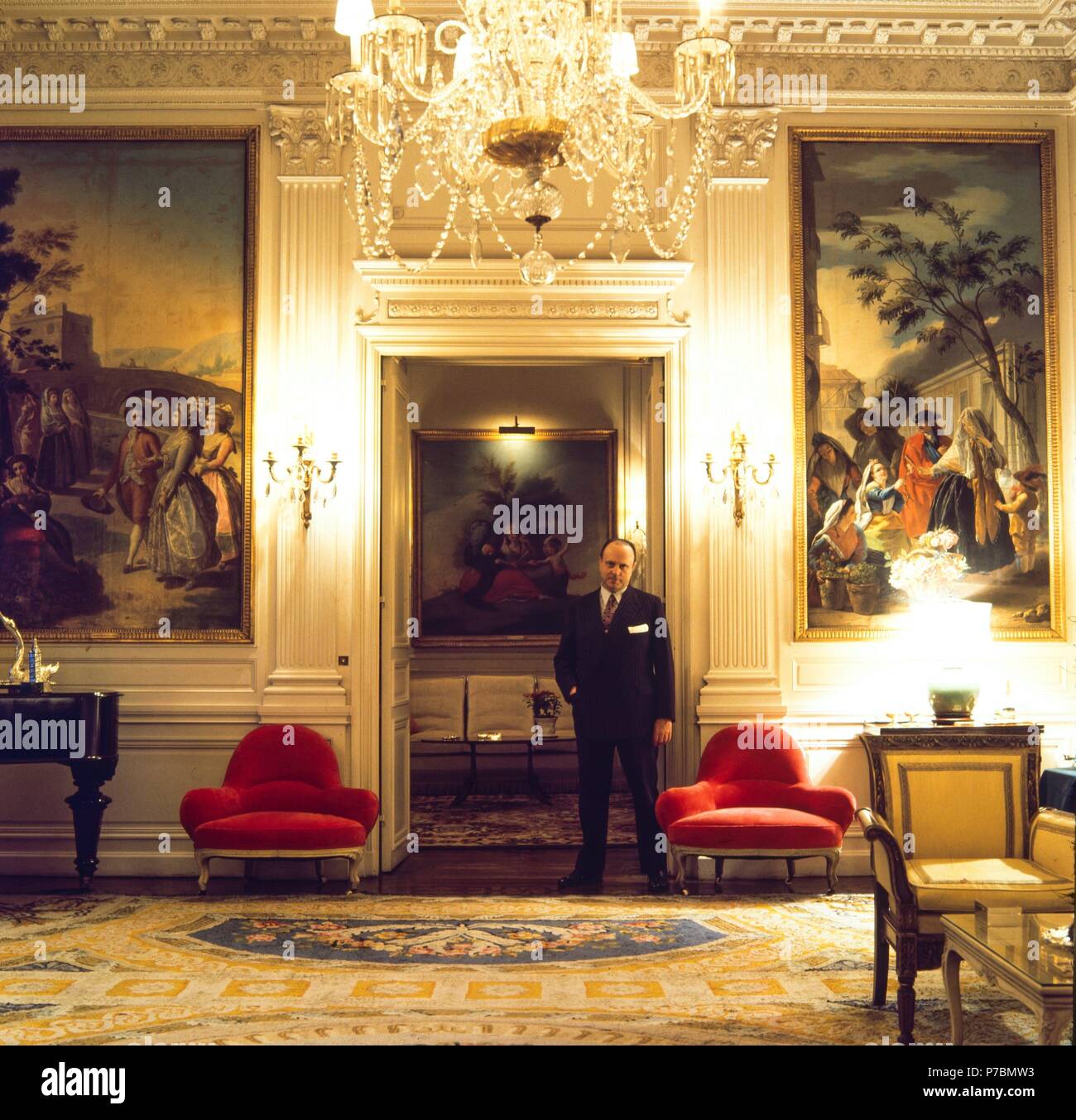 Manuel Fraga Iribarne, Spanish politician. Spanish Embassy in London ...