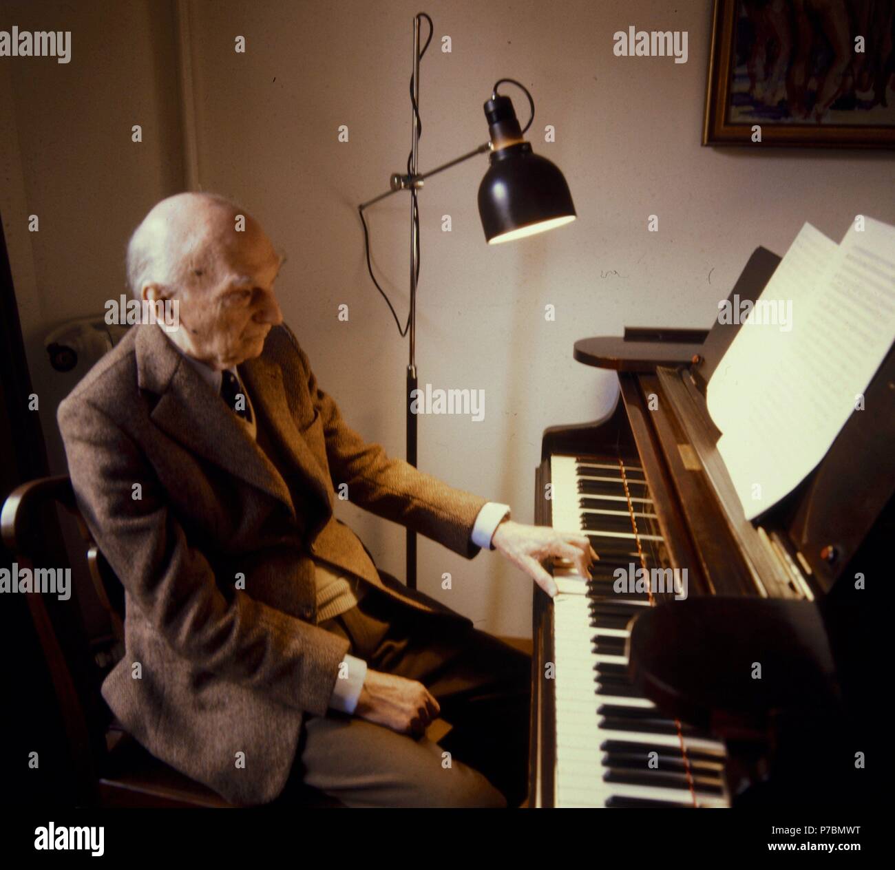 Frederic Mompou i Dencausse en 1981. Compositor, conocido ...