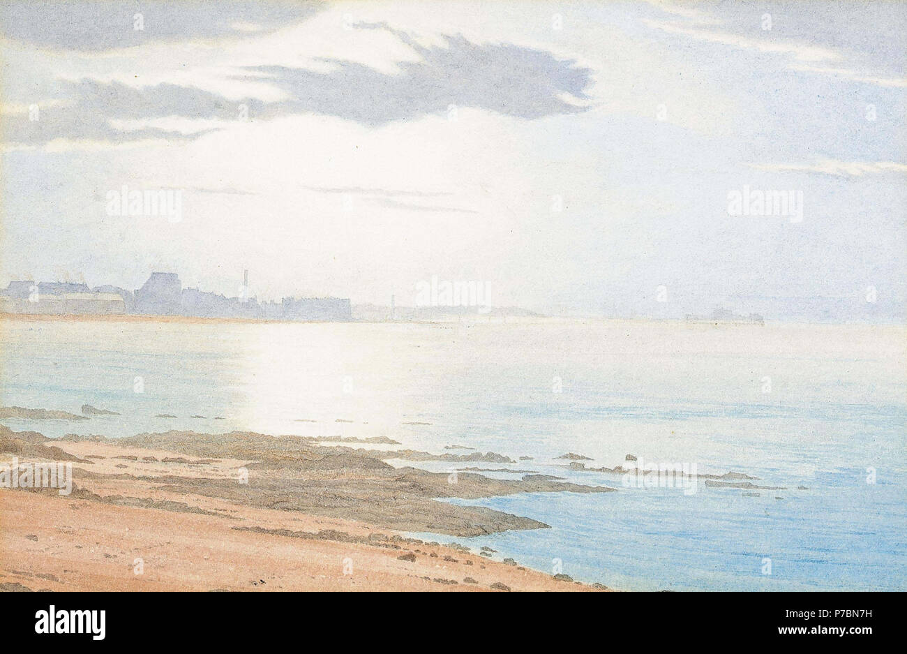 . Portobello Pier from near Joppa Saltpans 1893 83 Julian Alden Weir ...