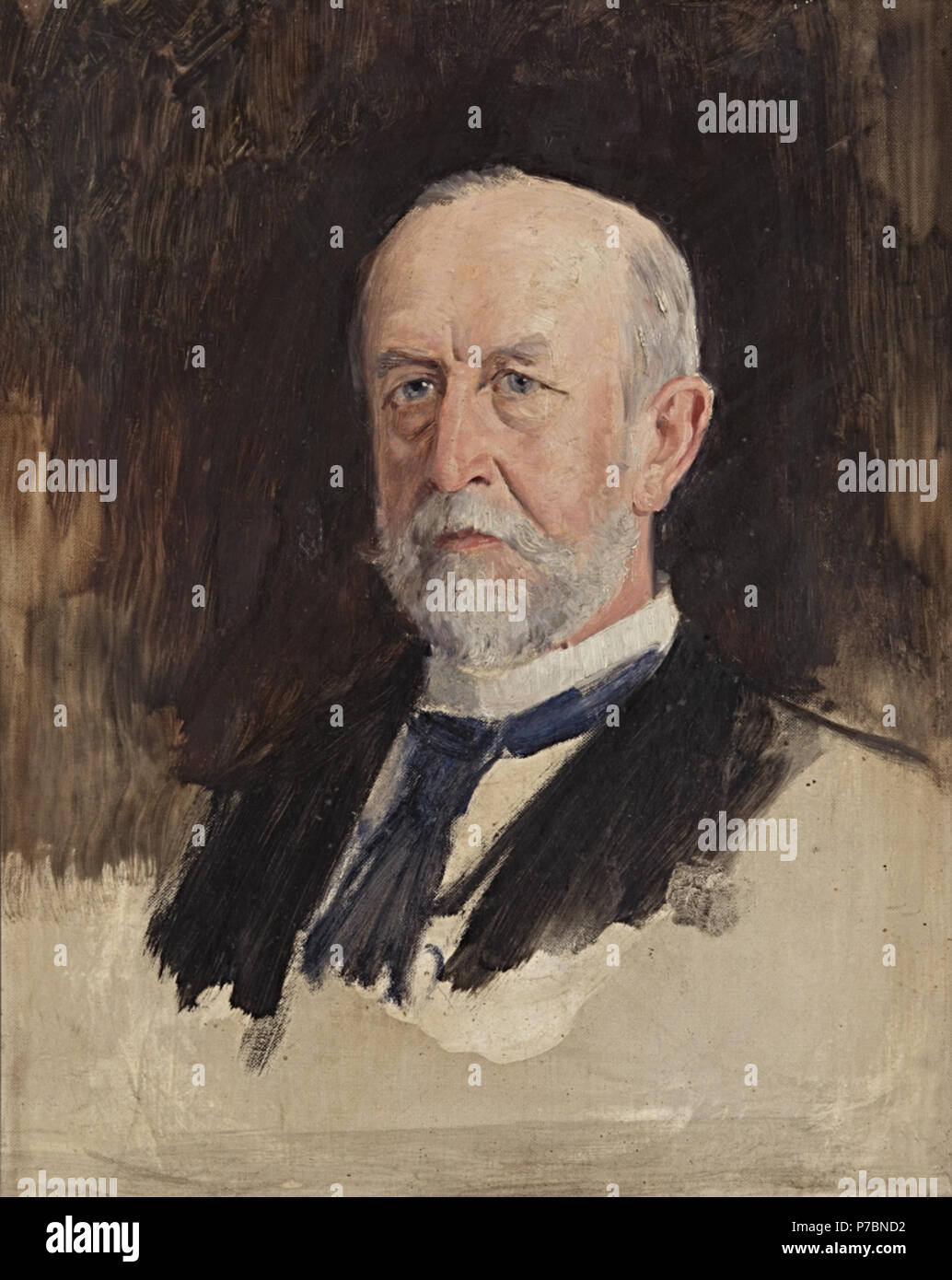 84 William Pape - Portraitstudie Wilhelm von Wedell-Piesdorf, Minister ...
