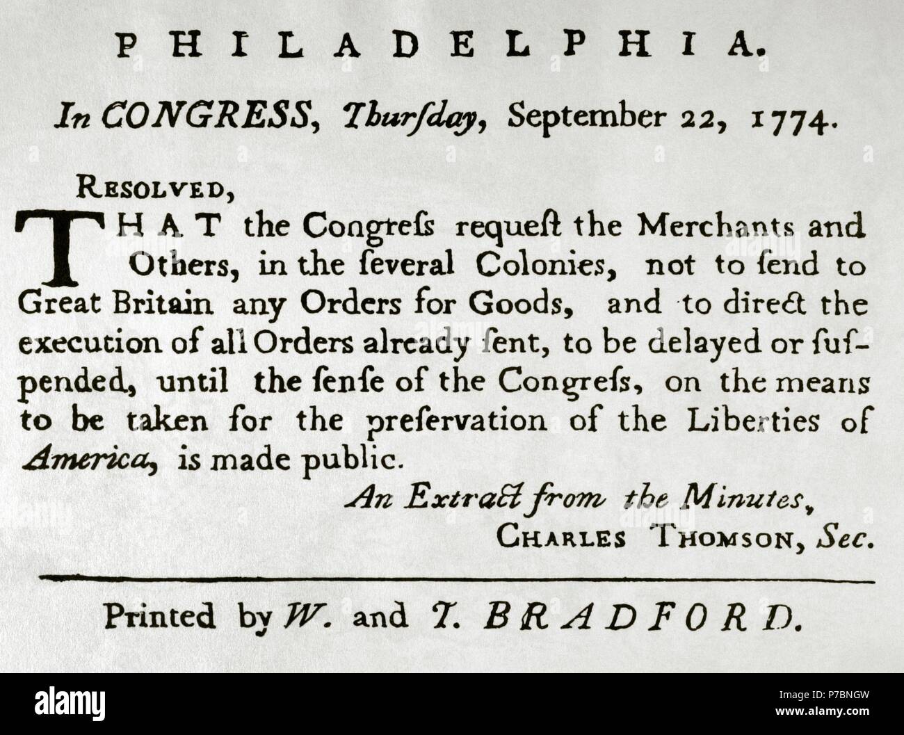 First continental congress hi-res stock photography and images - Alamy