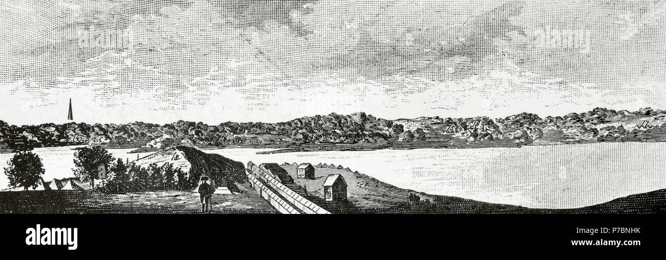 American Revolutionary War (1775-1783). The Siege of Boston (1775-1776 ...