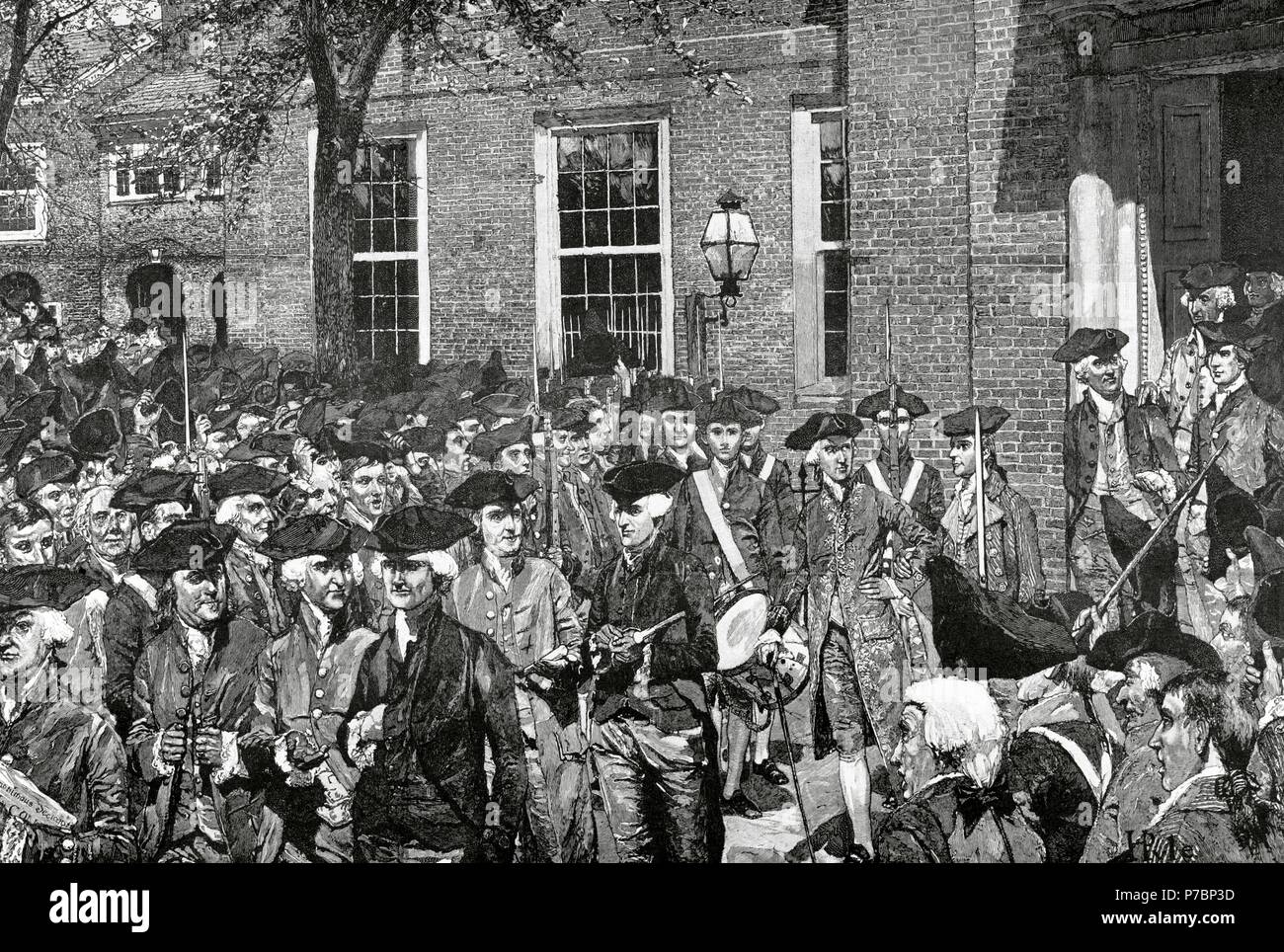 Revolutionary war 1775 1783 american war of independence hi-res stock ...
