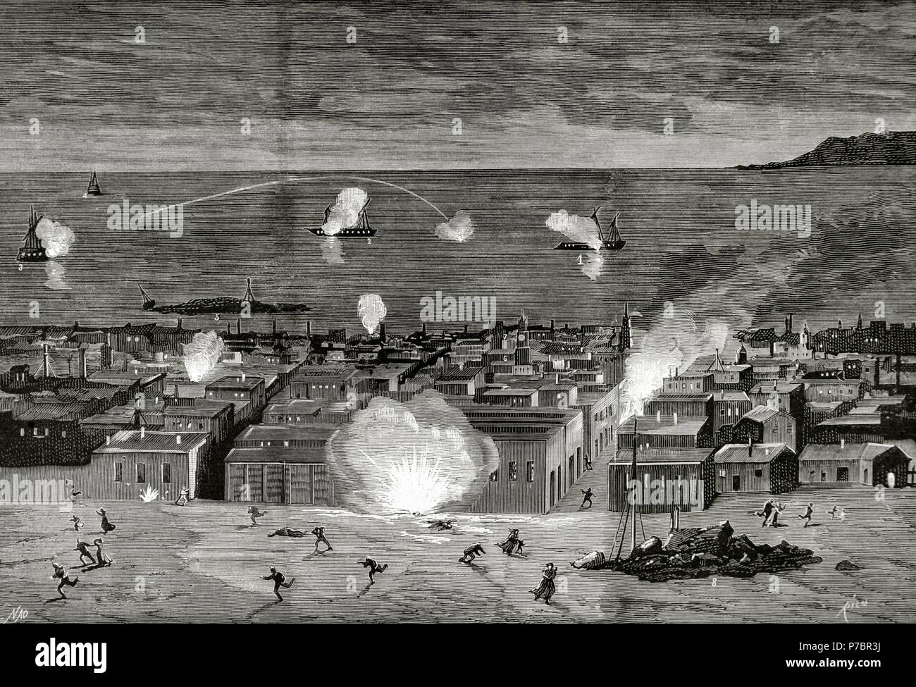 War of the Pacific.1879-1883. Conflict between Chile and Peru and ...