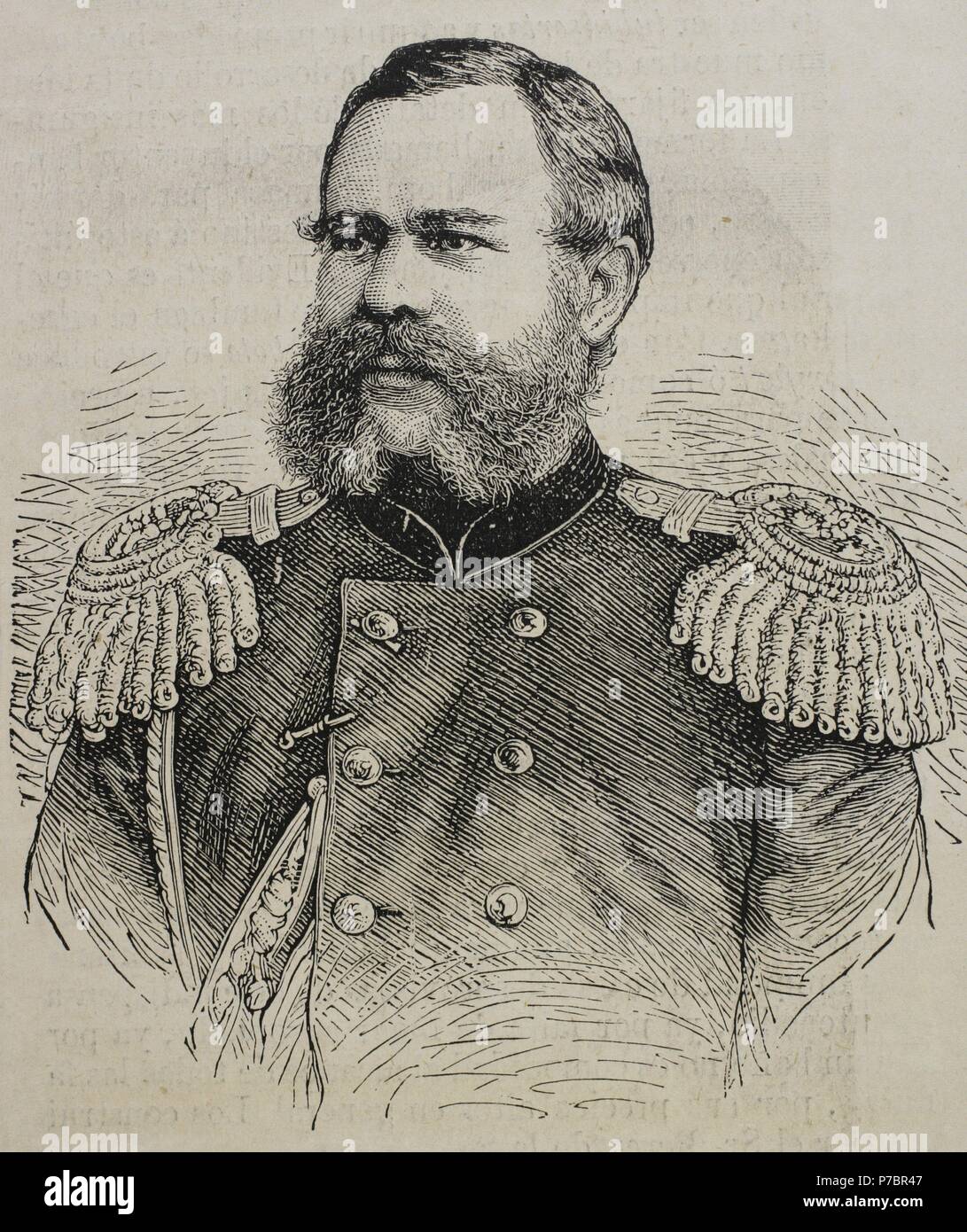 Dmitry Ivanovich Sviatopolk-Mirsky (1825-1899). Imperial Russian Army ...