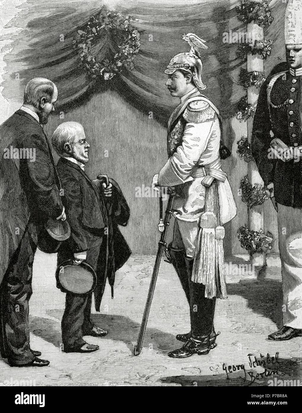 Adolph Menzel (1815-1905). German artist. Menzel, invited by the ...