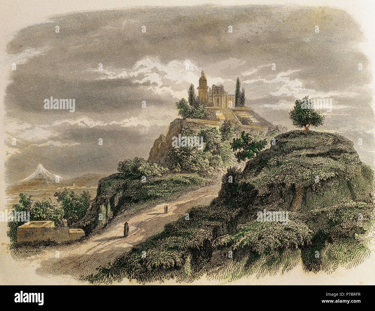 Pyramid of quetzalcoatl at cholula hi-res stock photography and images ...