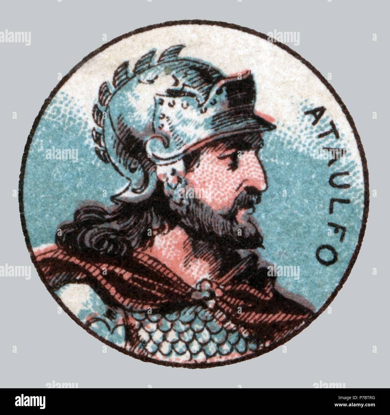 España. Edad media. Ataulfo (372-415), rey de los visigodos del 410 al ...