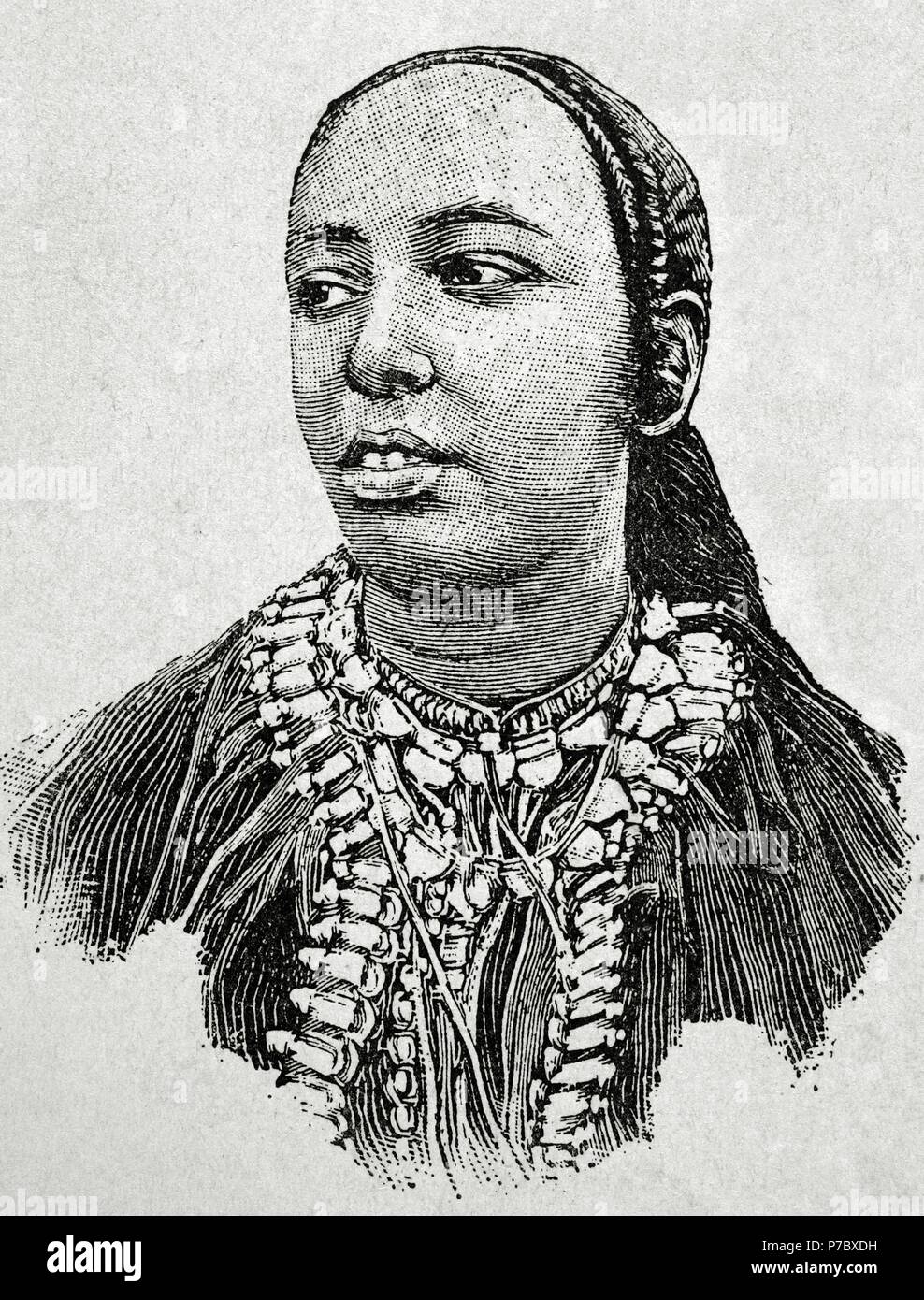 Taytu Betul (1851-1918). Empress Consort of the Ethiopian Empire (1889 ...