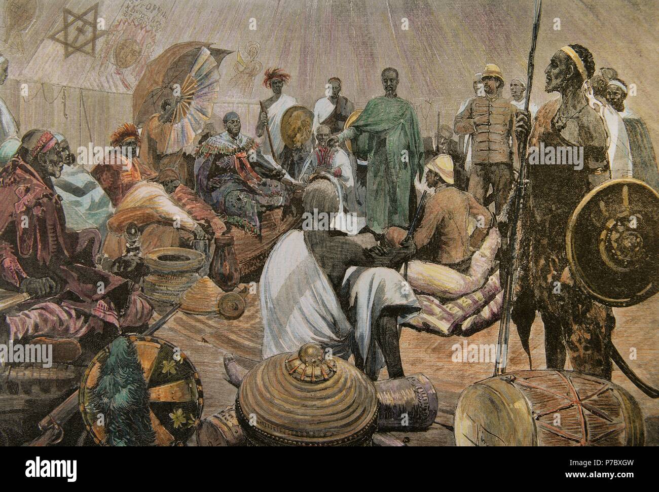 Menelik ii hi-res stock photography and images - Alamy