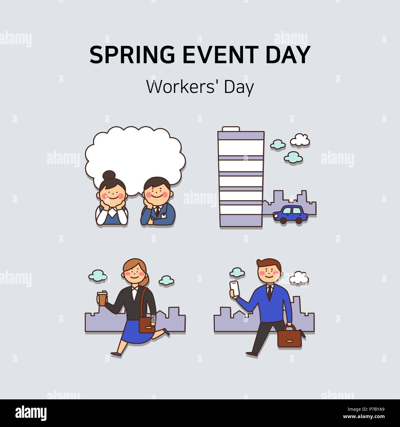 City workers Stock Vector Images - Alamy