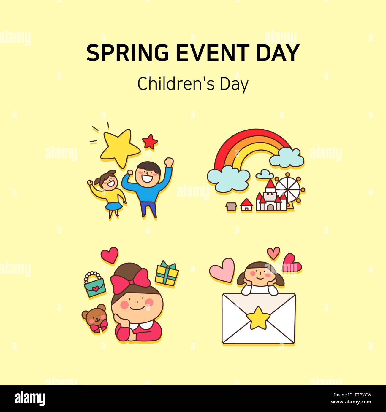 Yellow teddy bear red ribbon Stock Vector Images - Alamy