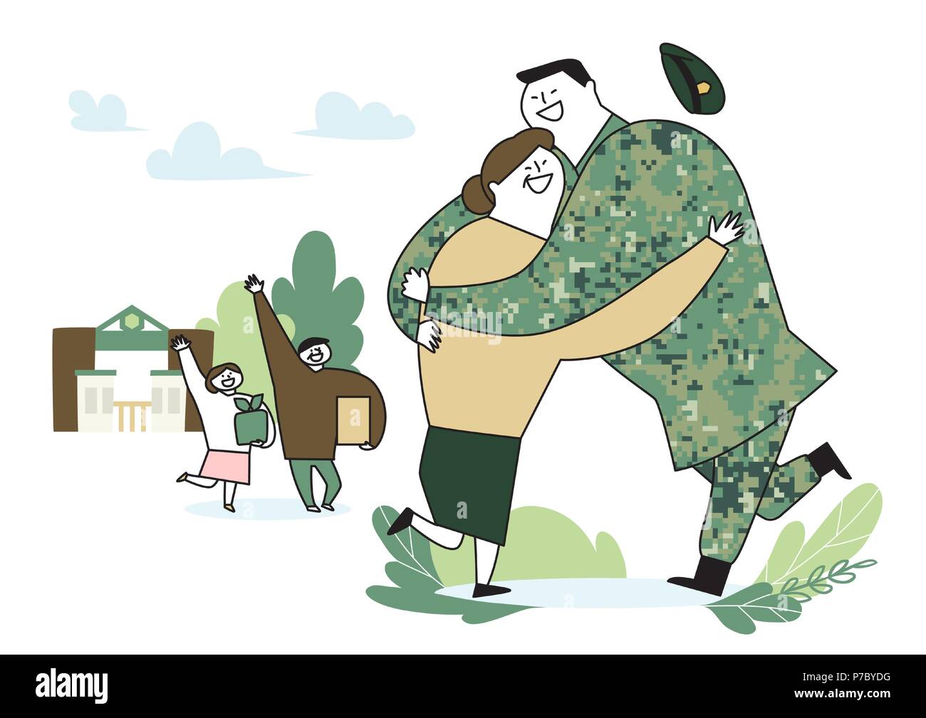 Uniforms military man Stock Vector Images - Alamy