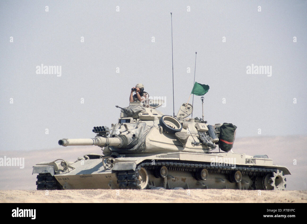 2-70 AR Bright Star 85. An M-60 main battle tank from Company C, 2nd ...
