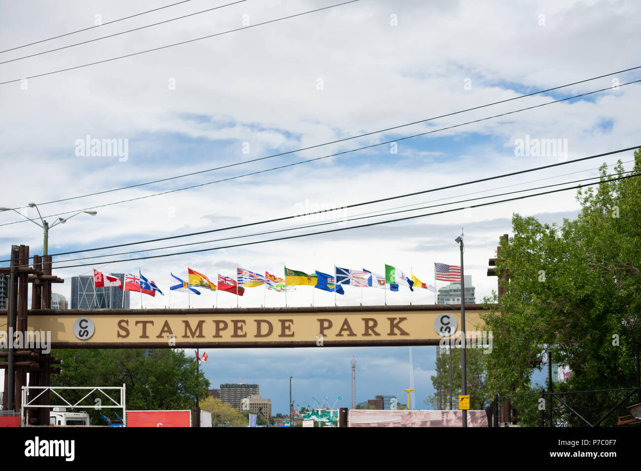 Calgary stampede grounds hi-res stock photography and images - Alamy