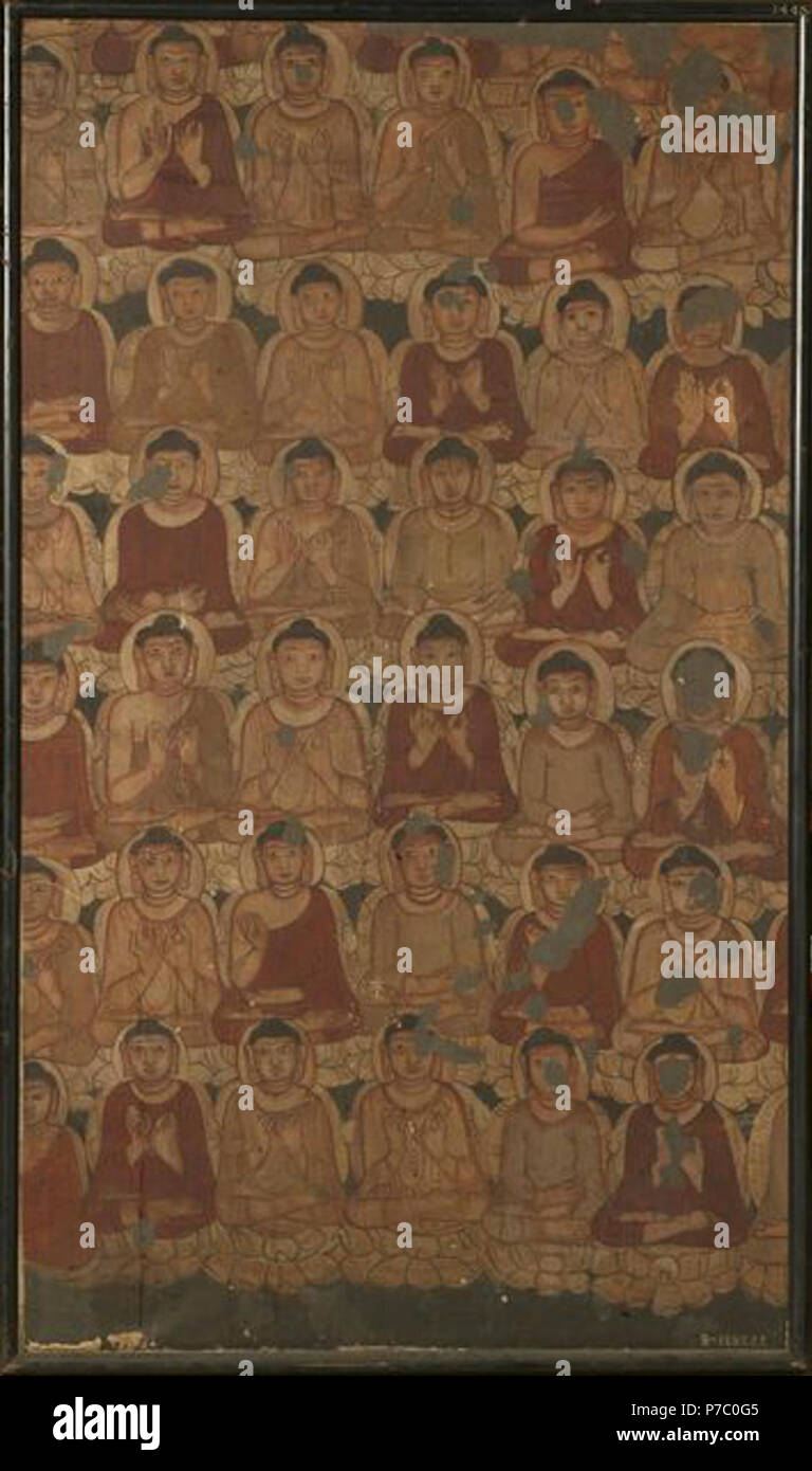 19th century copy of 1st century BCE to 5th century CE Ajanta Cave 2 ...