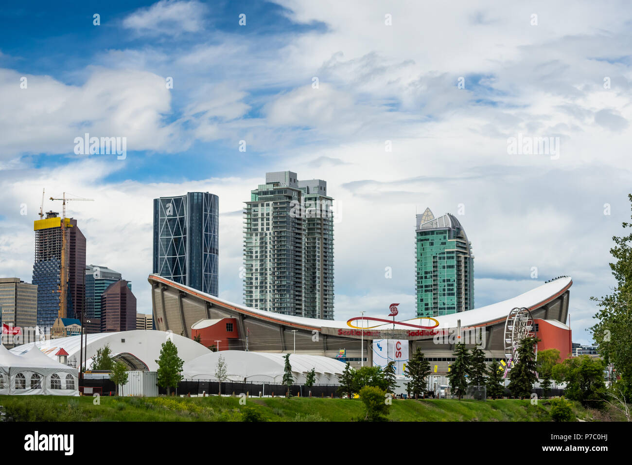 Stampede and calgary skyline hi-res stock photography and images - Alamy
