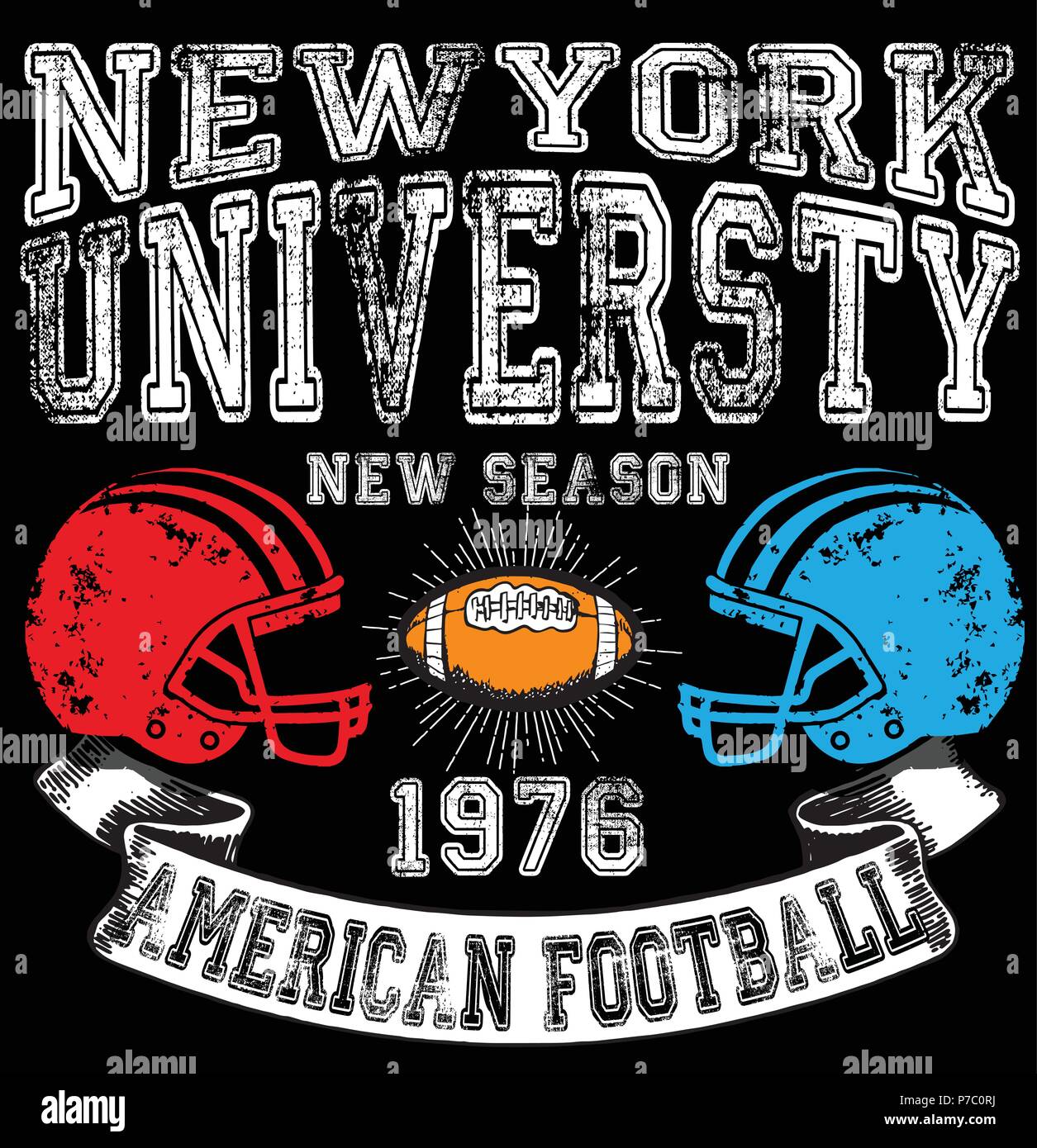 Football sport typography; t-shirt graphics; vectors Stock Vector Image ...