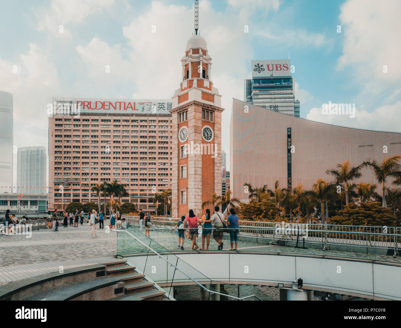 July 04, 2018: Tsim Sha Tsui, Hong Kong: Tourists in Hong Kong ...