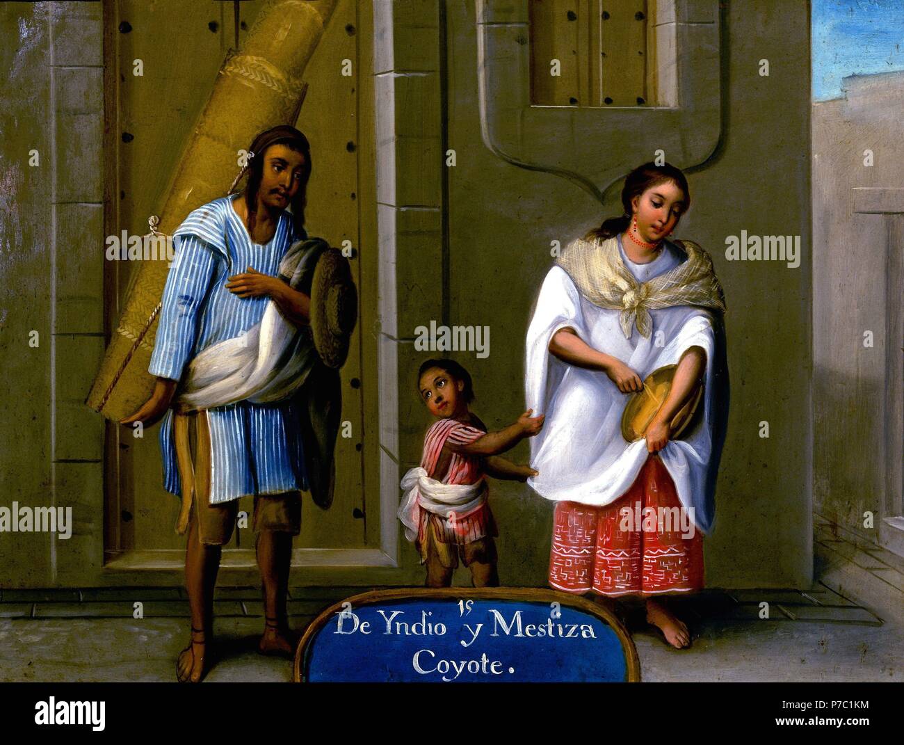 De Indio y Mestiza, Coyote. Museum: MUSEO DE AMERICA MADRID ESPAÑA ...