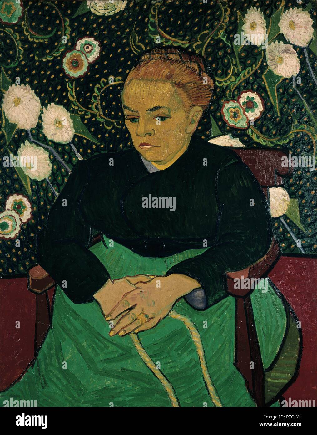 La que mece la cuna (Augustine Roulin, La nana)/1889. Museum: THE ...