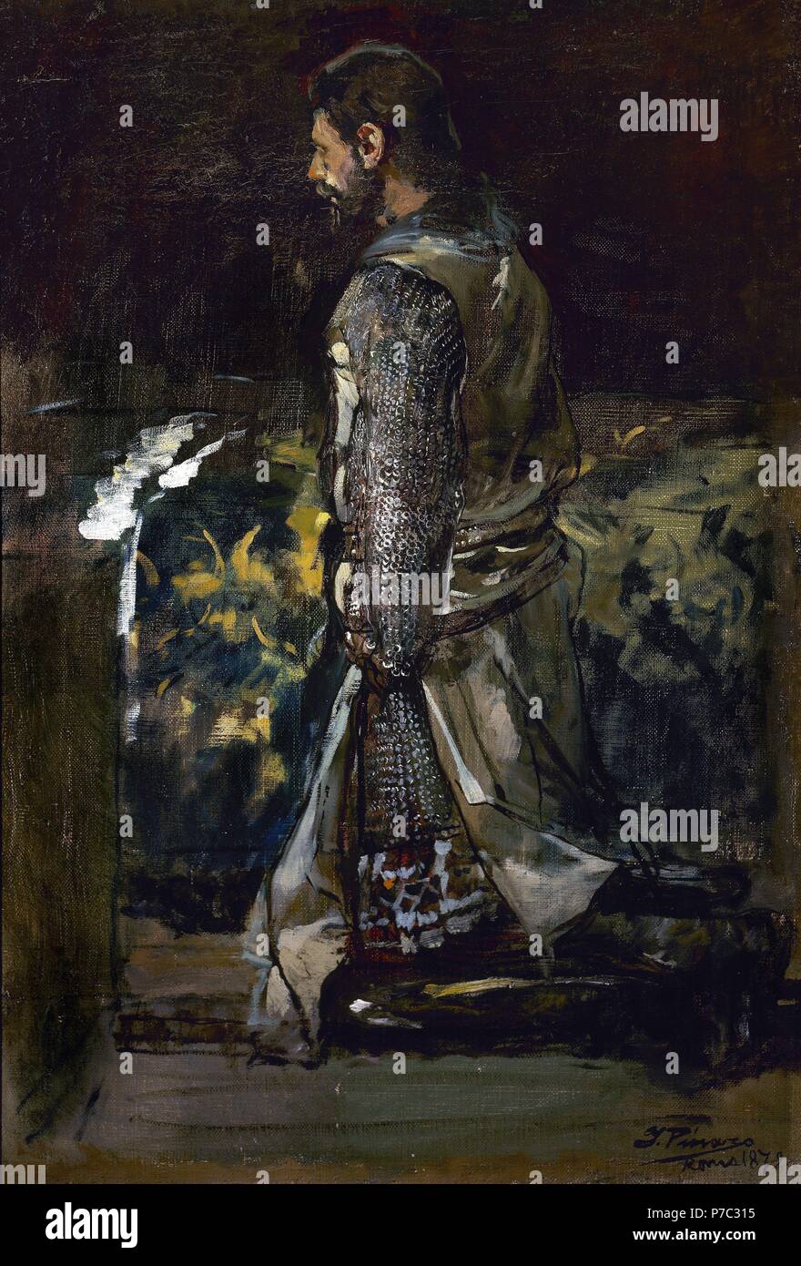 Los últimos momentos de Jaime I El Conquistador. Museum: CASON DEL BUEN ...