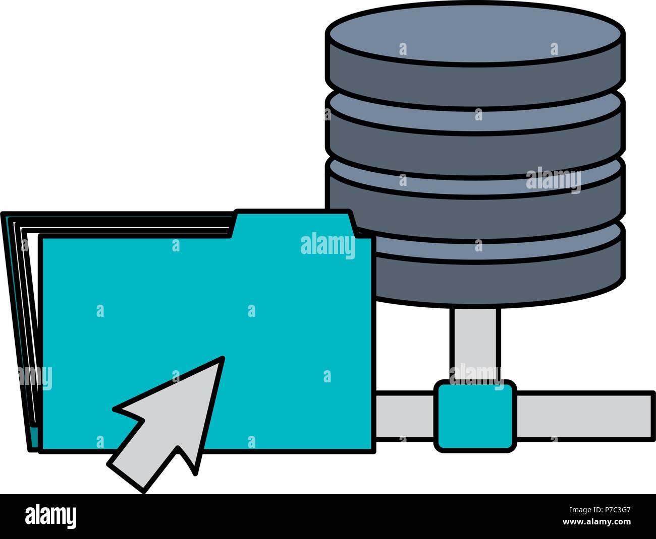 Administrative storage center Stock Vector Images - Alamy