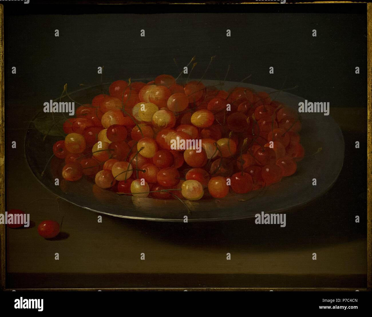 Osias Beert (1580-1623). Flemish painter. Still Life with Cherries ...