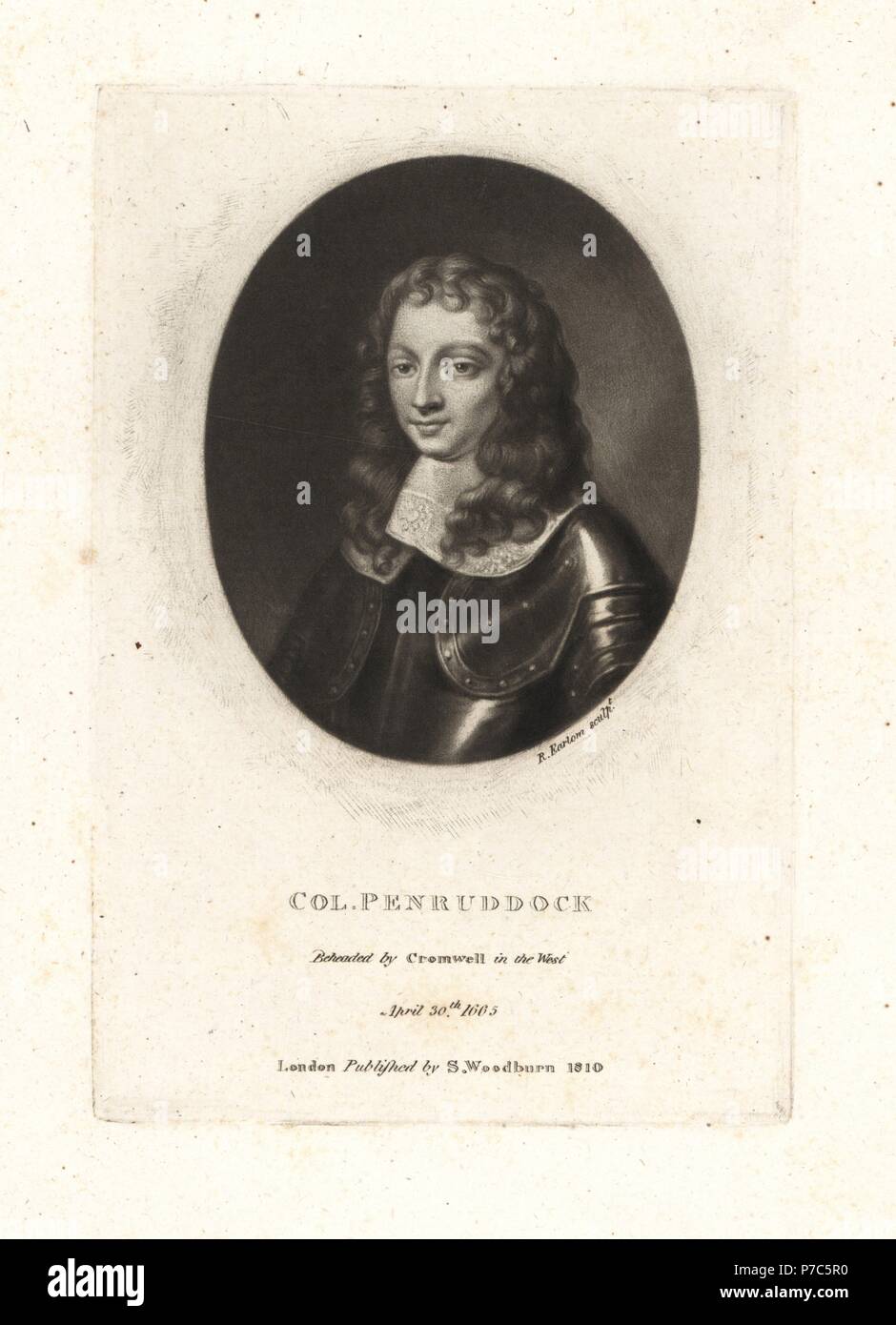 Colonel John Penruddock, Royalist cavalier beheaded by Oliver Cromwell ...